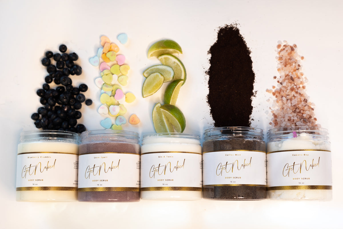 Get Naked Body Scrubs – The Bronzing Boutique Custom Airbrush Tanning